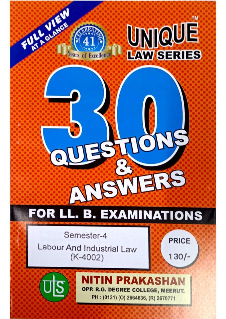 Unique Law Series Labour & Industrial Law (K-402)