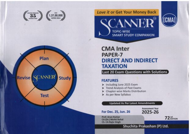 Shuchita Solved Scanner CMA Final Group IV (Syllabus 2022) Paper 20A ...